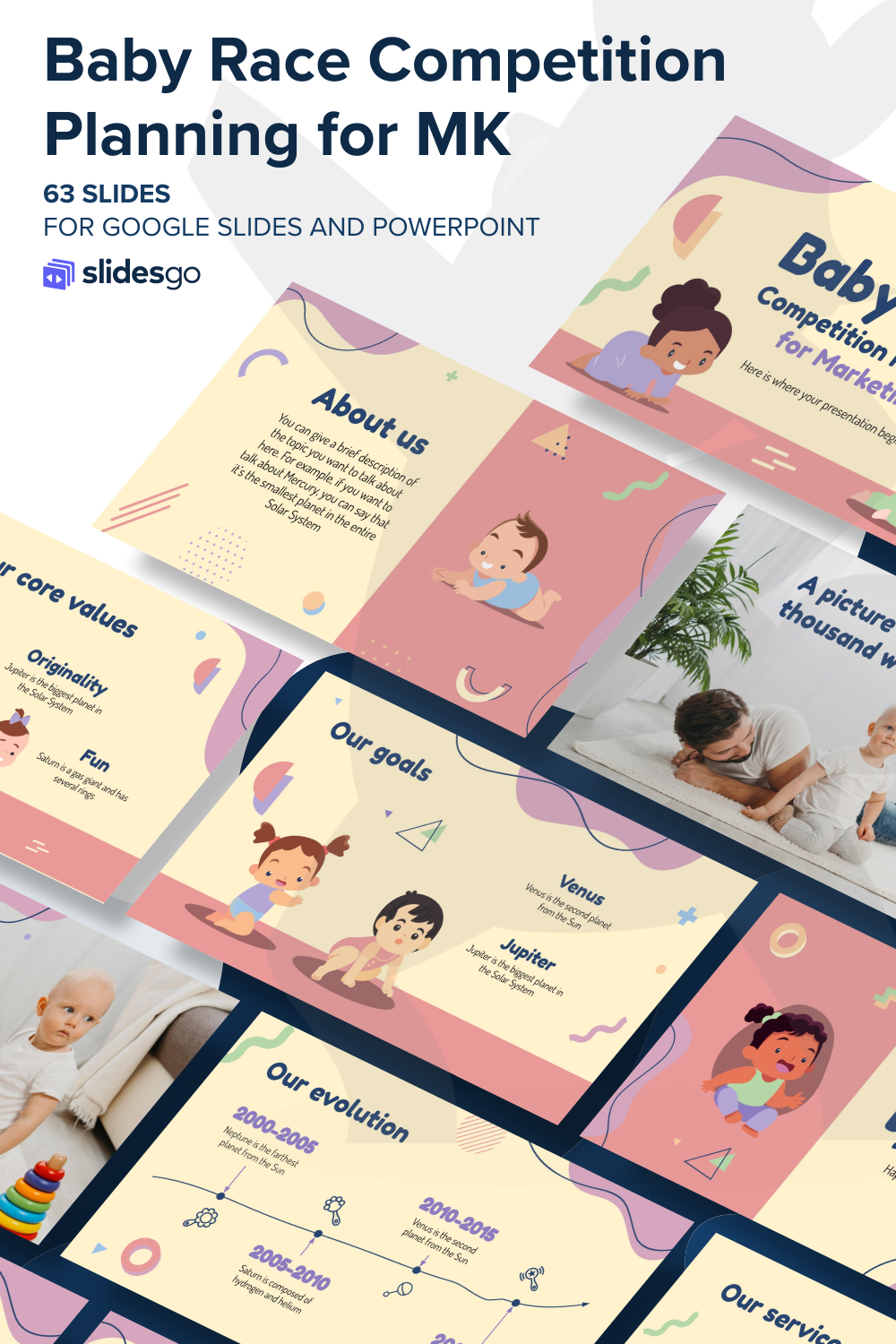 Baby Race Competition Planning for MK | Google Slides & PPT