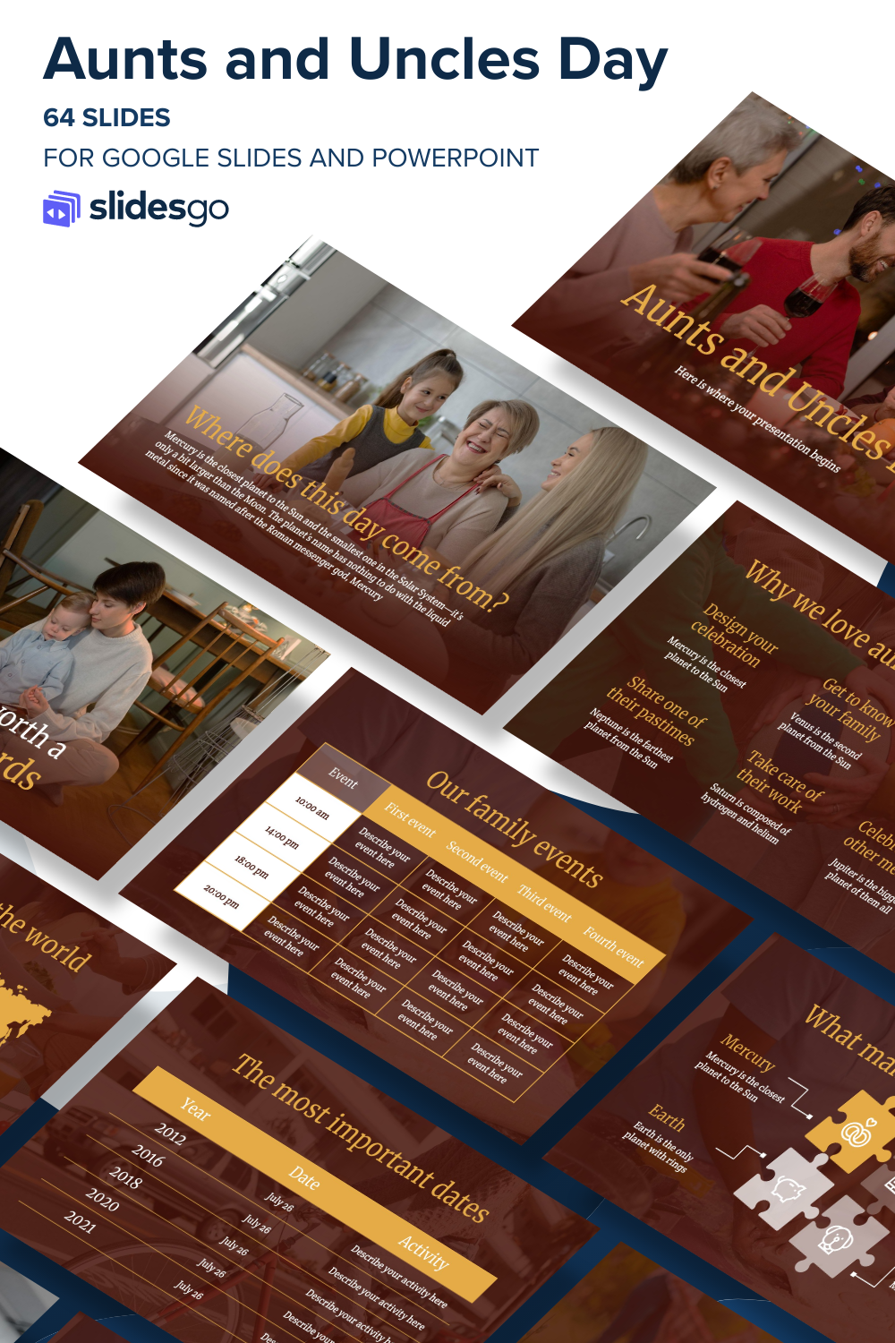 Aunts and Uncles Day | Google Slides & PowerPoint