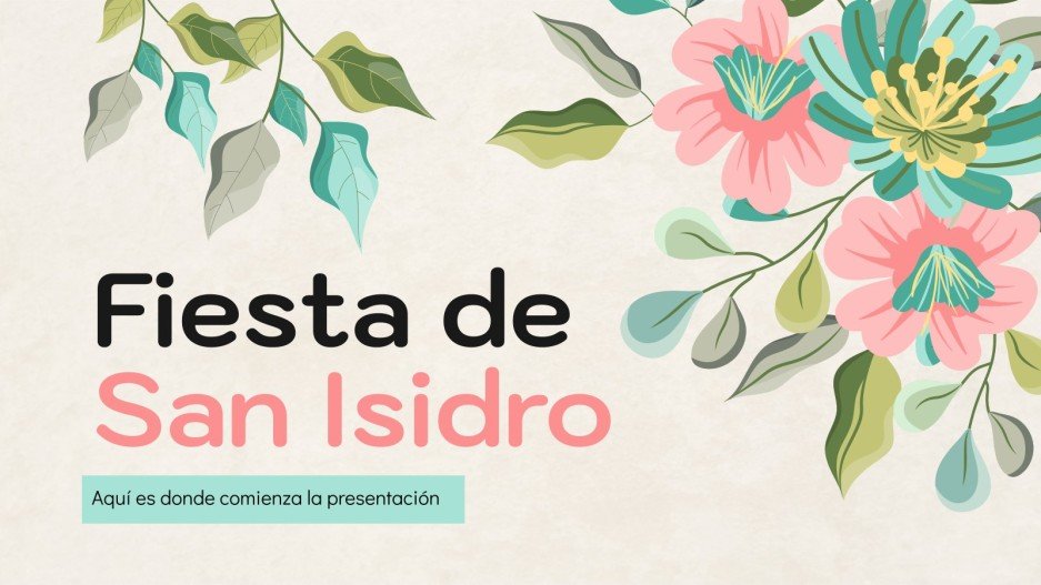 San Isidro Festival | Google Slides & PowerPoint