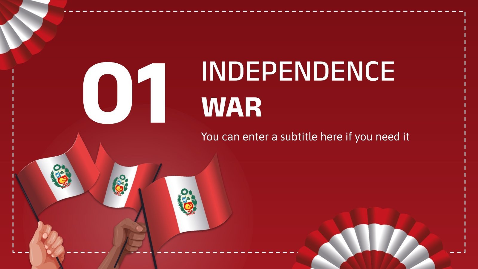 História: Dia da Independência do Peru | Google Slides e PPT