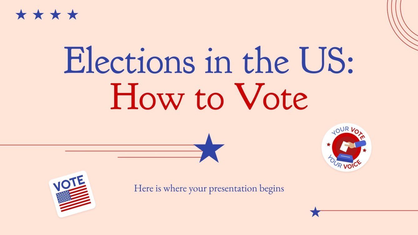 Plantillas gratis sobre elecciones para Google Slides y PPT