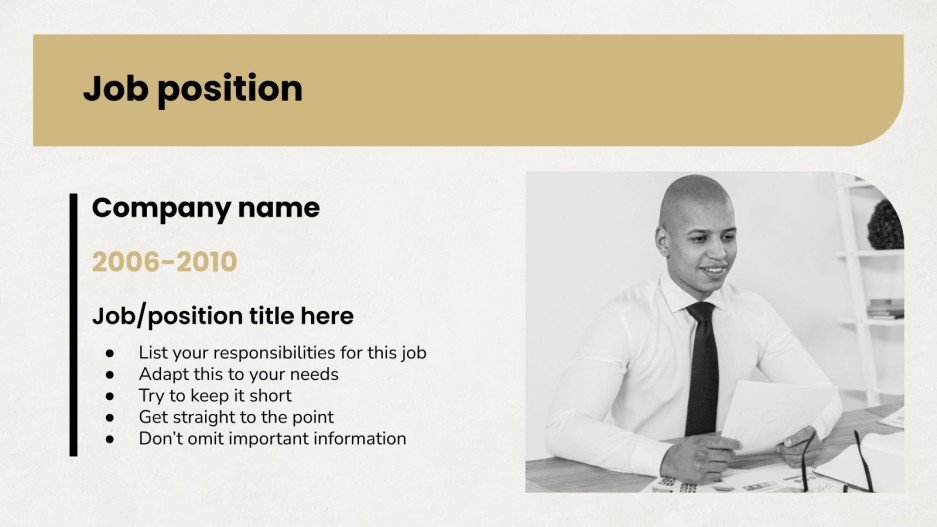 Slideshow for Sales Interview | Google Slides & PowerPoint