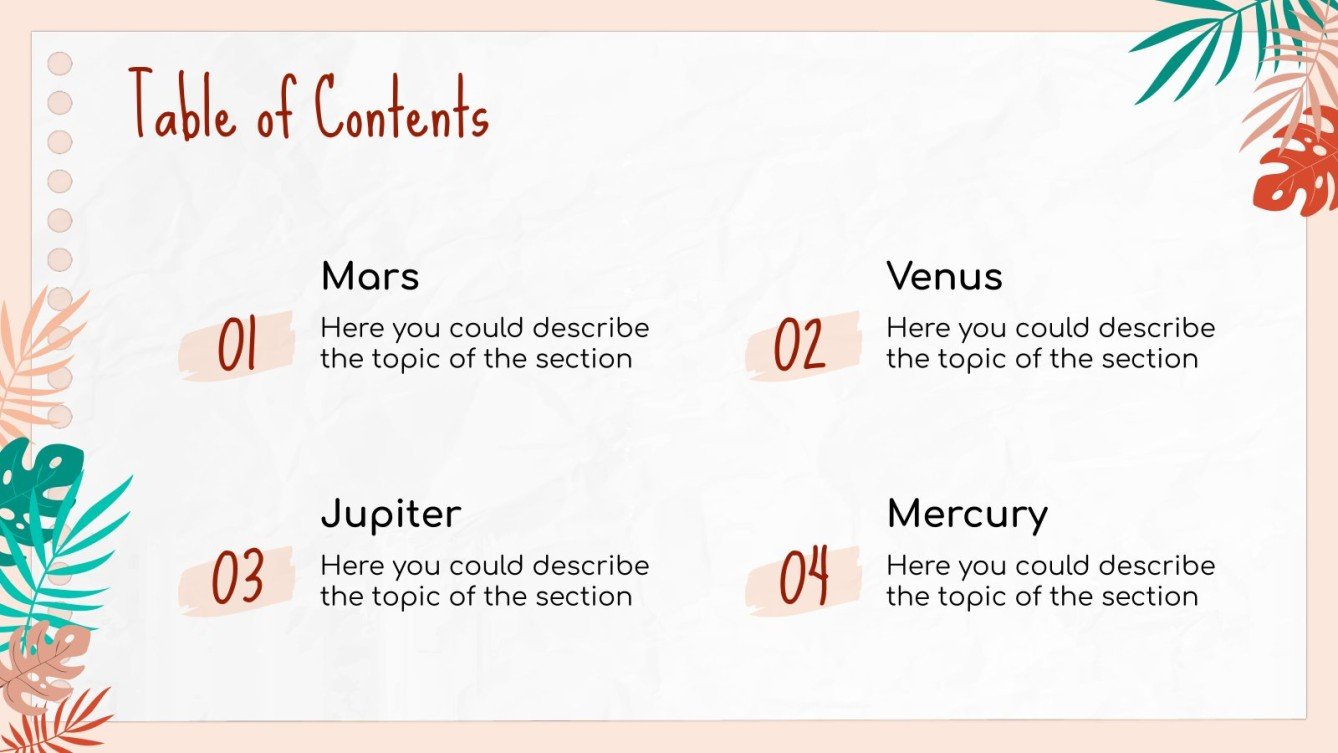 Studying Organizer Google Slides theme & PowerPoint template