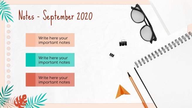 Studying Organizer Google Slides theme & PowerPoint template