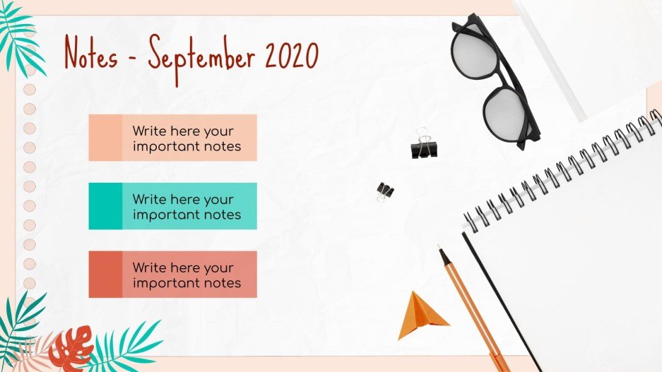 Studying Organizer Google Slides theme & PowerPoint template