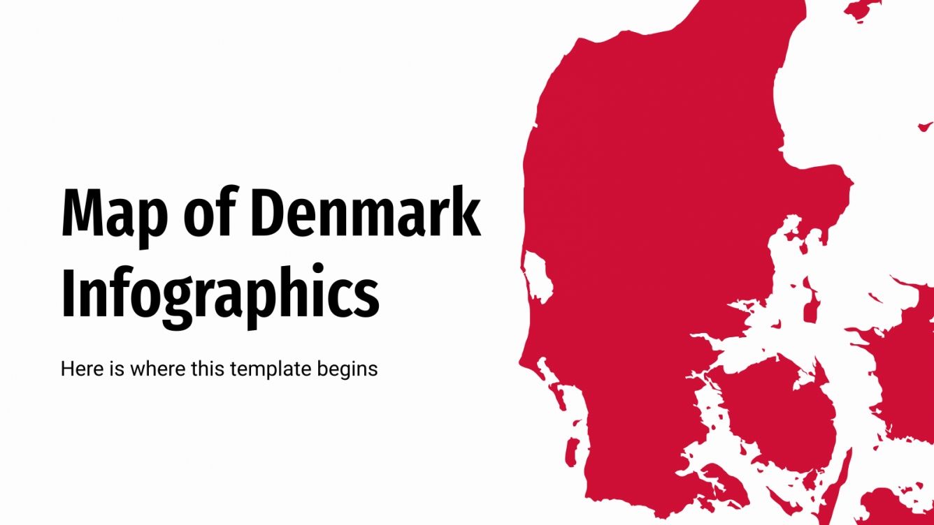 Map of Denmark Infographics for Google Slides & PowerPoint