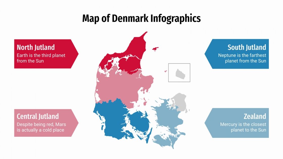 Map of Denmark Infographics for Google Slides & PowerPoint