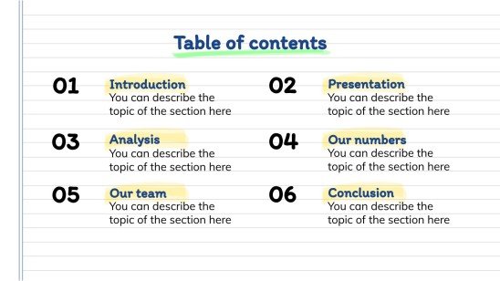 Online Notebook Google Slides theme and PowerPoint template