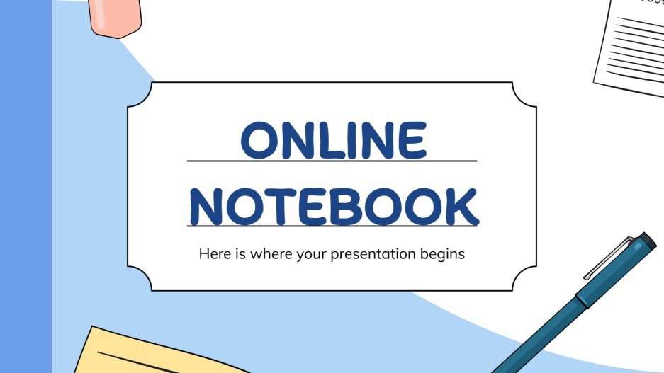 Free Notebook Google Slides themes and PowerPoint templates