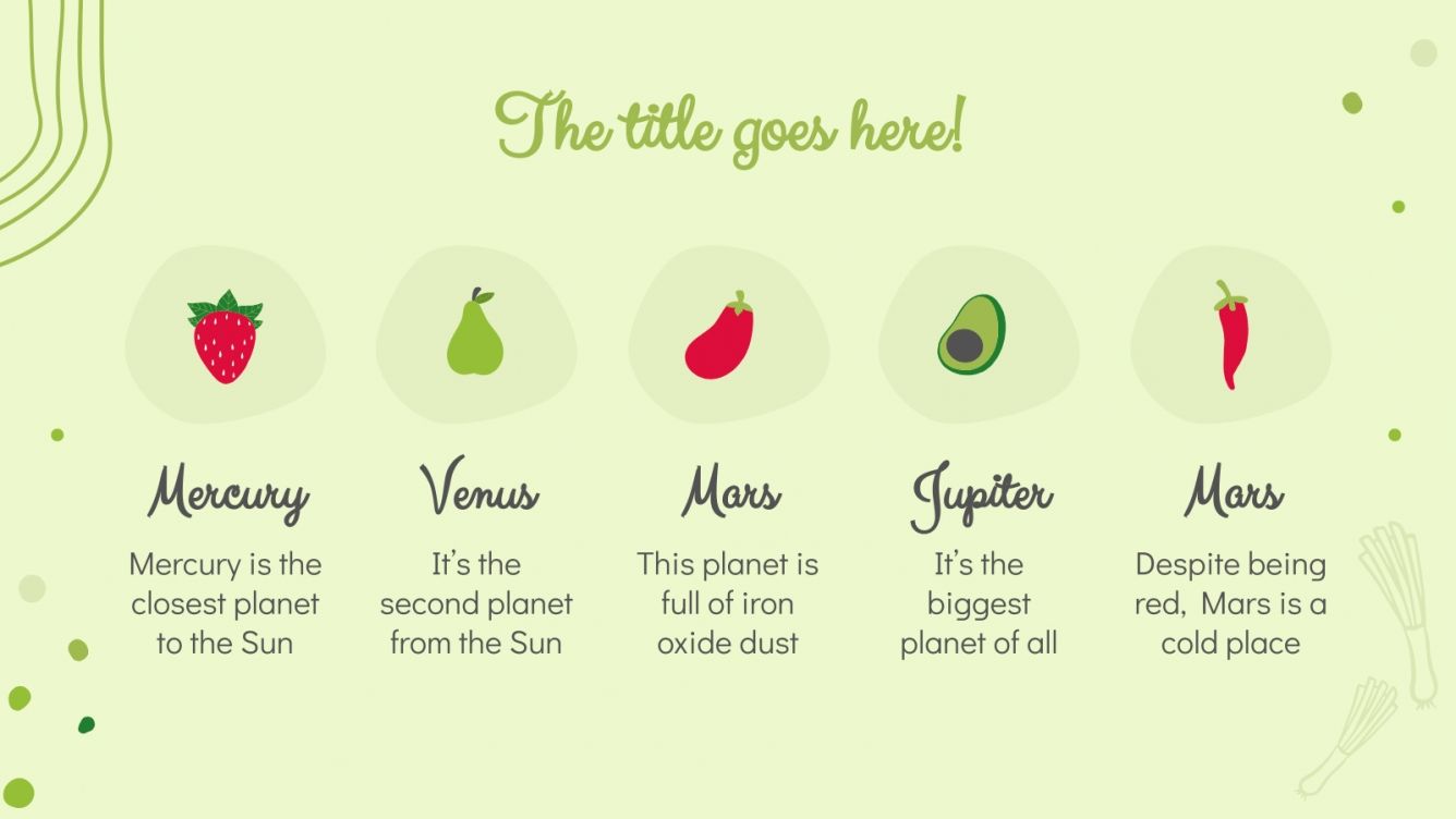 National Celery Month | Google Slides & PowerPoint theme