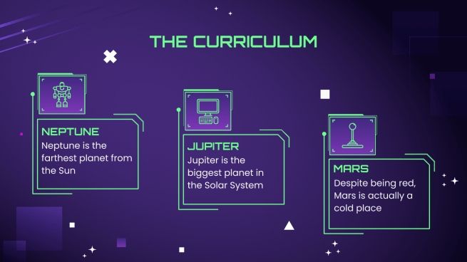 Escuela de desarrollo de videojuegos y 3D | Google Slides y PPT