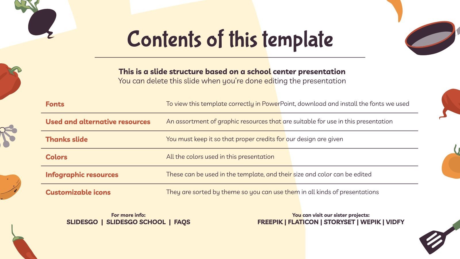 Cooking Center for Kids | Google Slides & PowerPoint