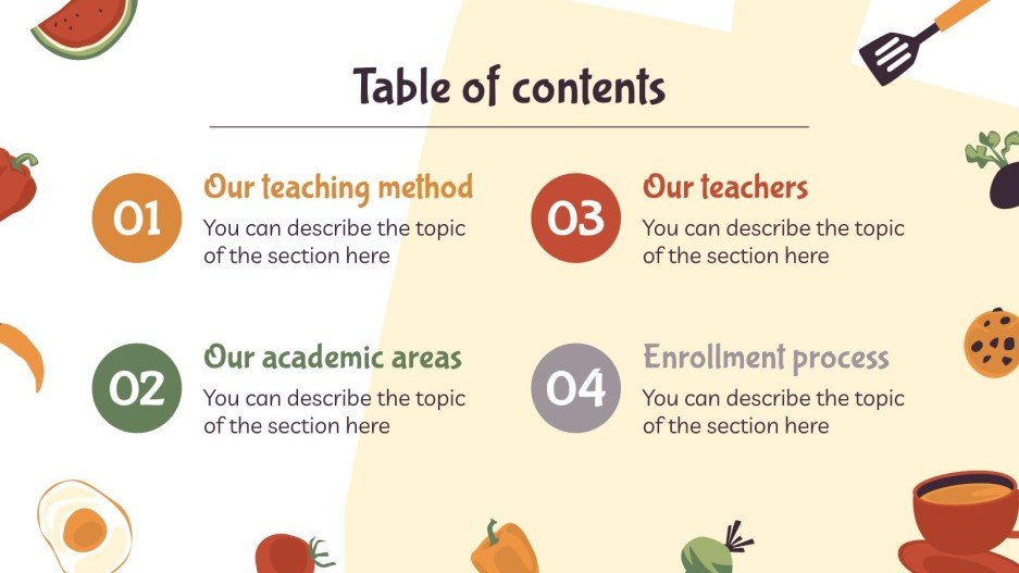 Cooking Center for Kids | Google Slides & PowerPoint