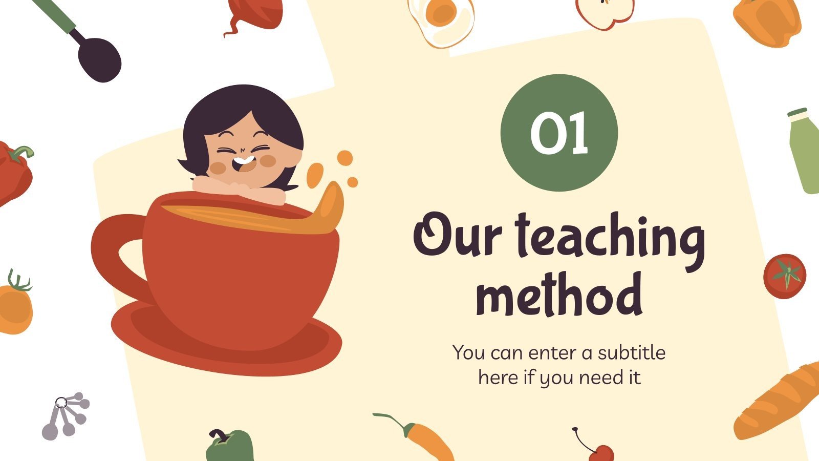 Cooking Center for Kids | Google Slides & PowerPoint