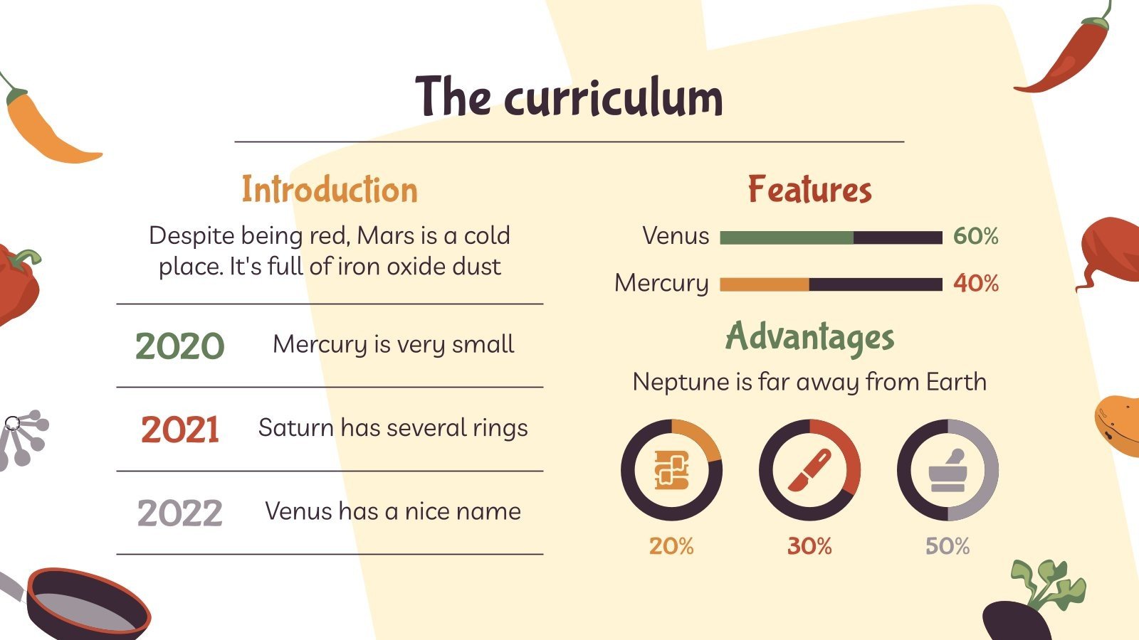 Cooking Center for Kids | Google Slides & PowerPoint