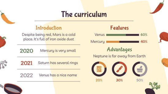 Cooking Center for Kids | Google Slides & PowerPoint