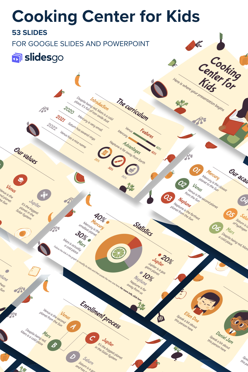 Cooking Center for Kids | Google Slides & PowerPoint