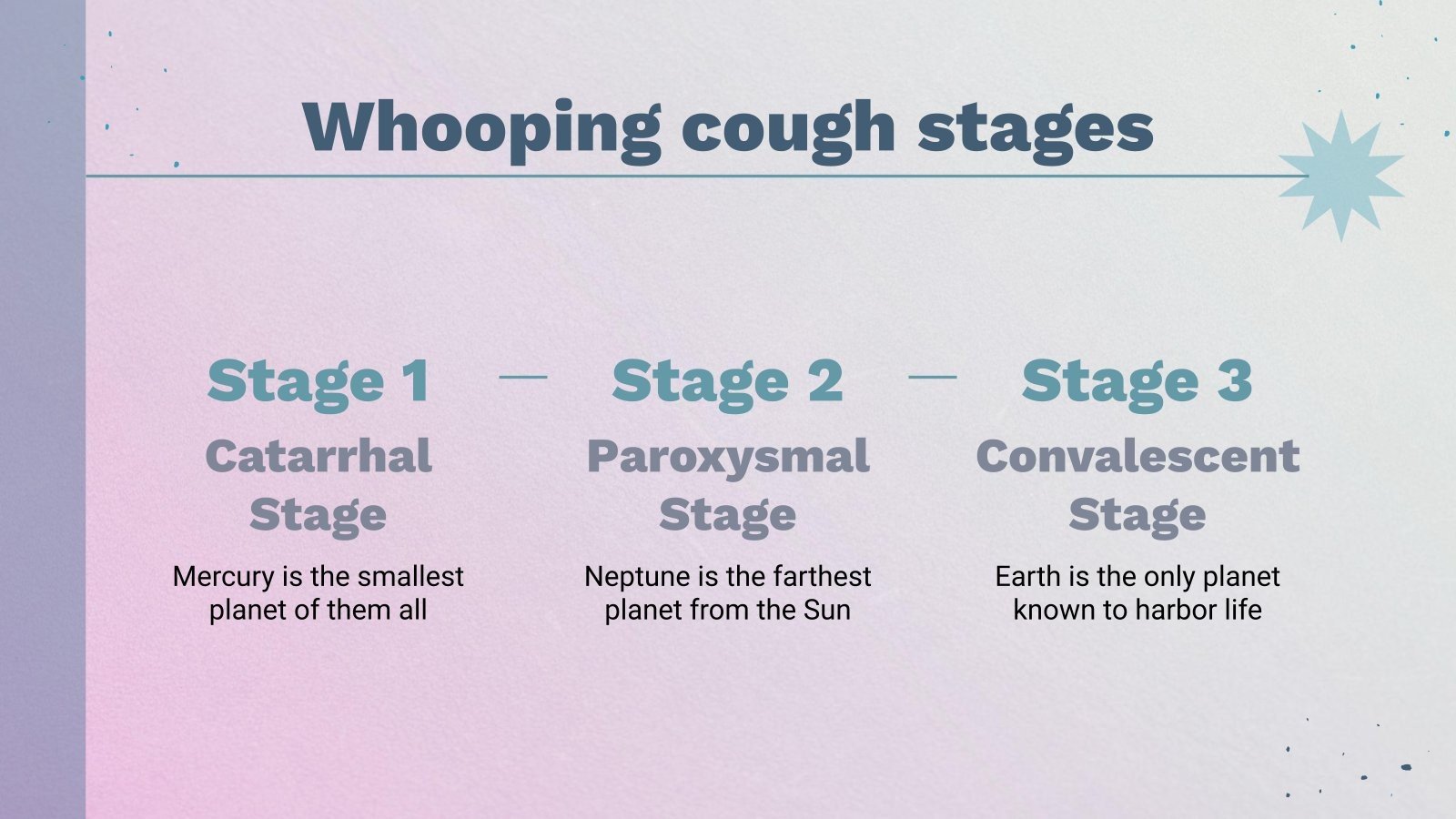 Whooping Cough (Pertussis) Disease I Google Slides & PPT