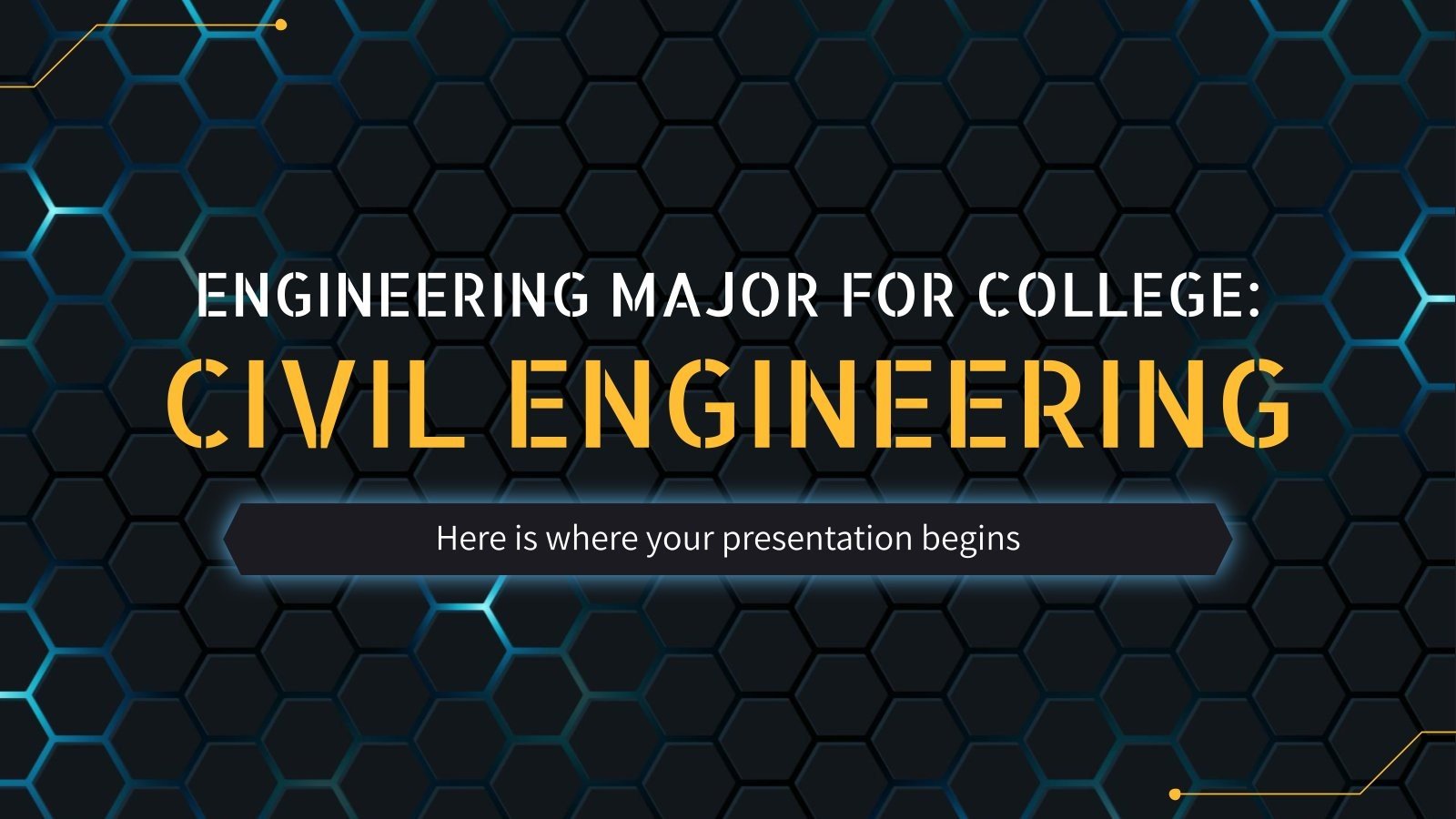 Engineering Major: Civil Engineering | Google Slides & PPT