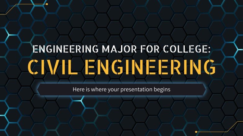 Engineering Major: Civil Engineering | Google Slides & PPT