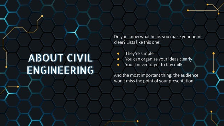 Engineering Major: Civil Engineering | Google Slides & PPT