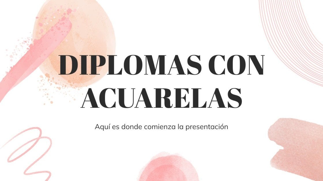 Watercolor Certificates | Google Slides & PowerPoint template