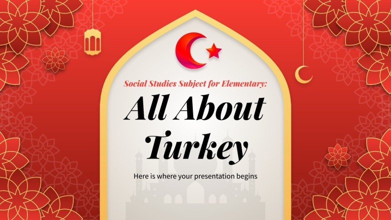 Free Google Slides and PowerPoint templates about Turkey