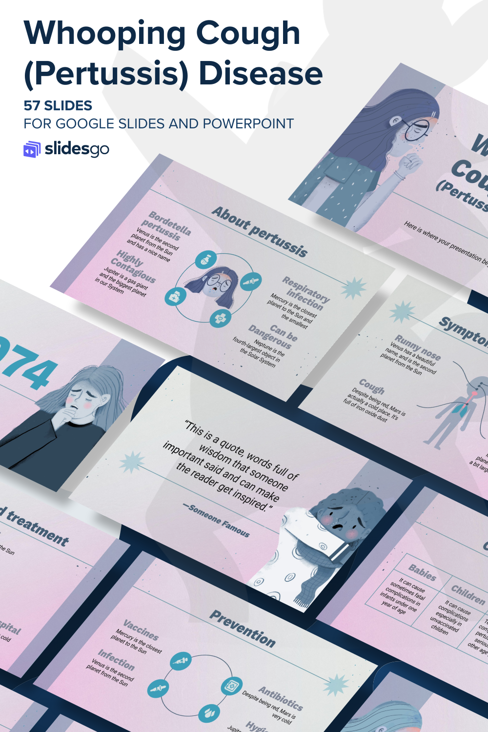 Whooping Cough (Pertussis) Disease I Google Slides & PPT