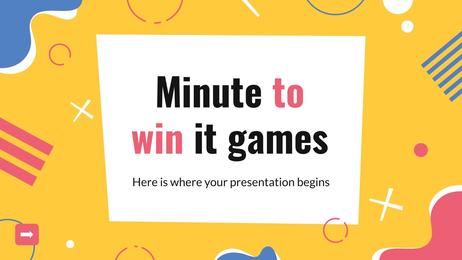 Juegos de un minuto para ganar | Google Slides y PowerPoint