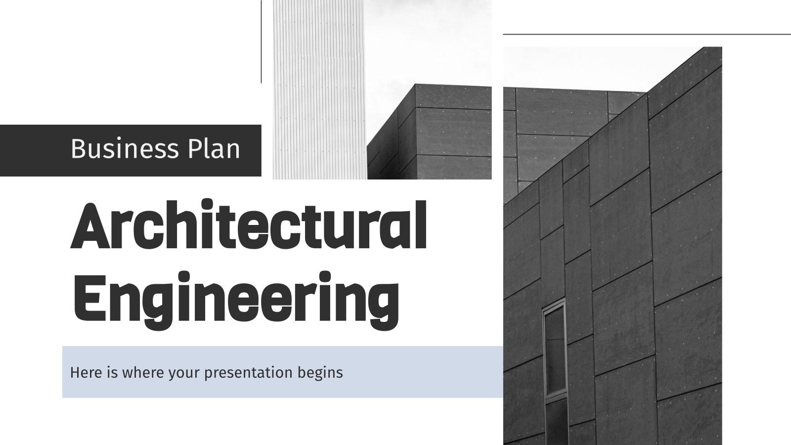 Architectural Engineering Business Plan | Google Slides & PPT