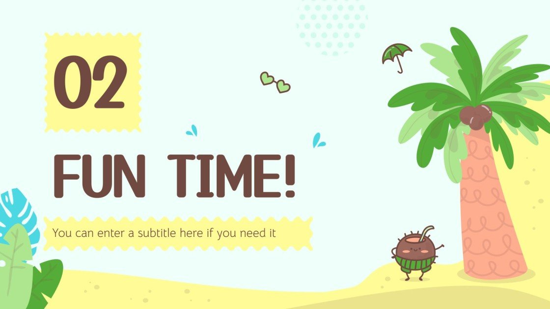 Actividades de verano para preescolar | Google Slides y PPT