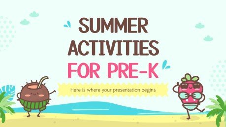 Plantillas gratis de verano para Google Slides y PowerPoint