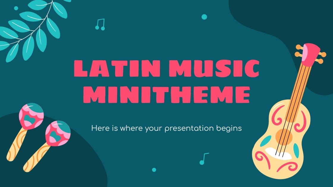 Latin Music Minitheme | Google Slides & PowerPoint