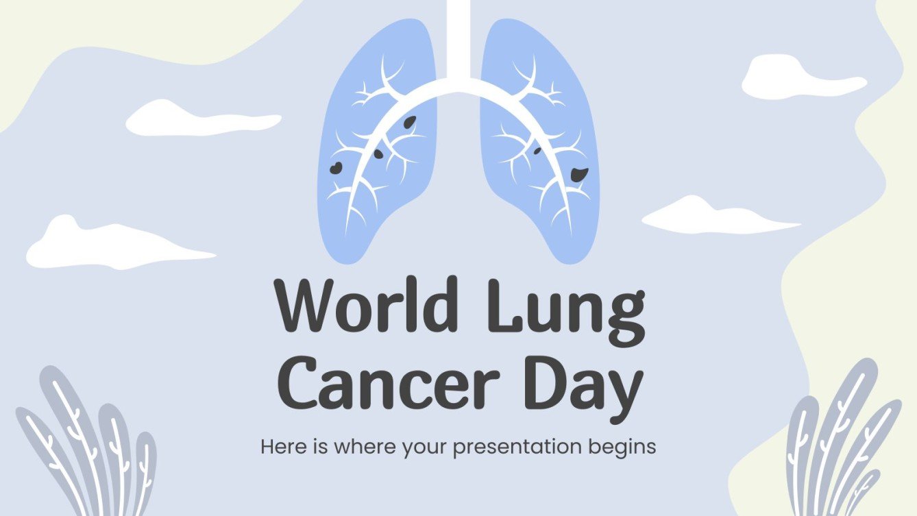 Día Mundial del Cáncer de Pulmón | Google Slides & PowerPoint
