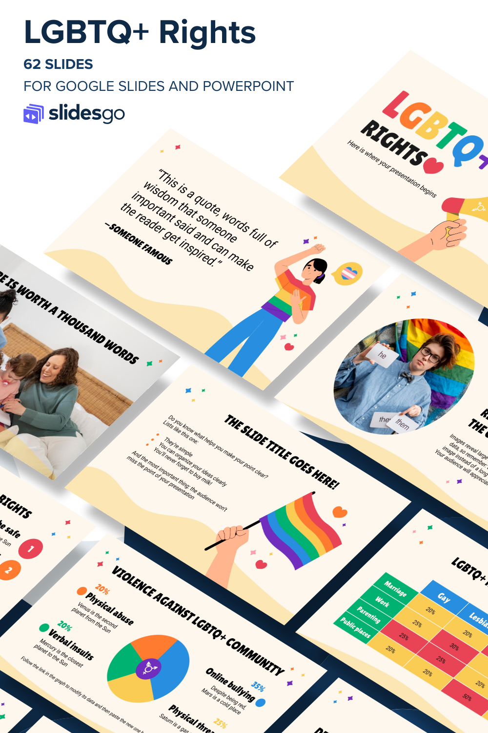 LGBTQ+ Rights | Google Slides & PowerPoint
