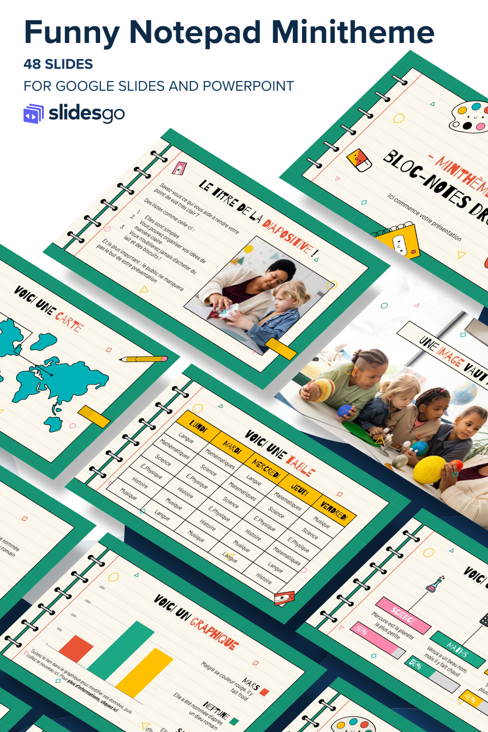 Funny Notepad Minitheme | Google Slides & PPT