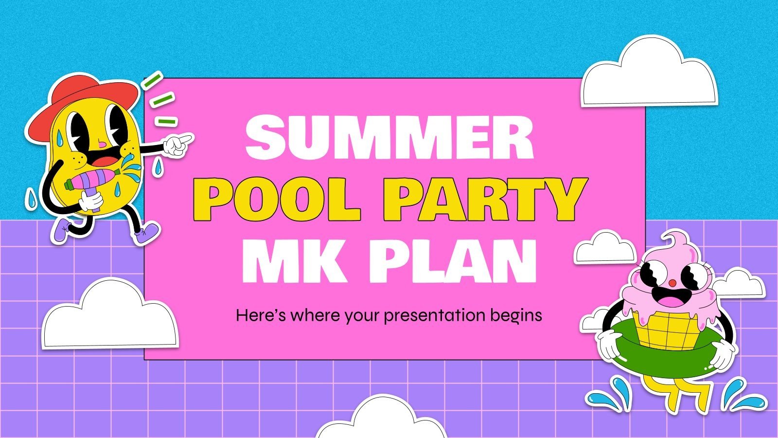Summer Pool Party MK Plan | Google Slides & PowerPoint