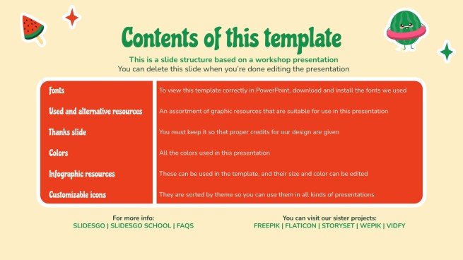 Watermelon Recipes Workshop for Watermelon Day