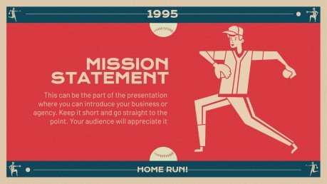 American Baseball Team Business Model | Google Slides & PPT