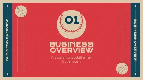 American Baseball Team Business Model | Google Slides & PPT