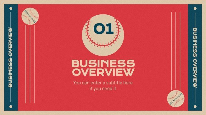 American Baseball Team Business Model | Google Slides & PPT