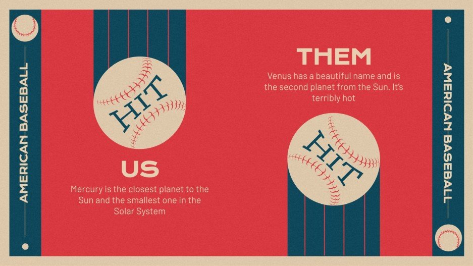 American Baseball Team Business Model | Google Slides & PPT