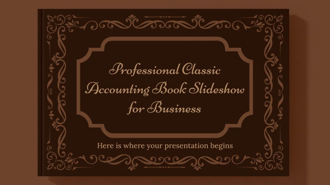 Professional Classic Accounting Book Slideshow
