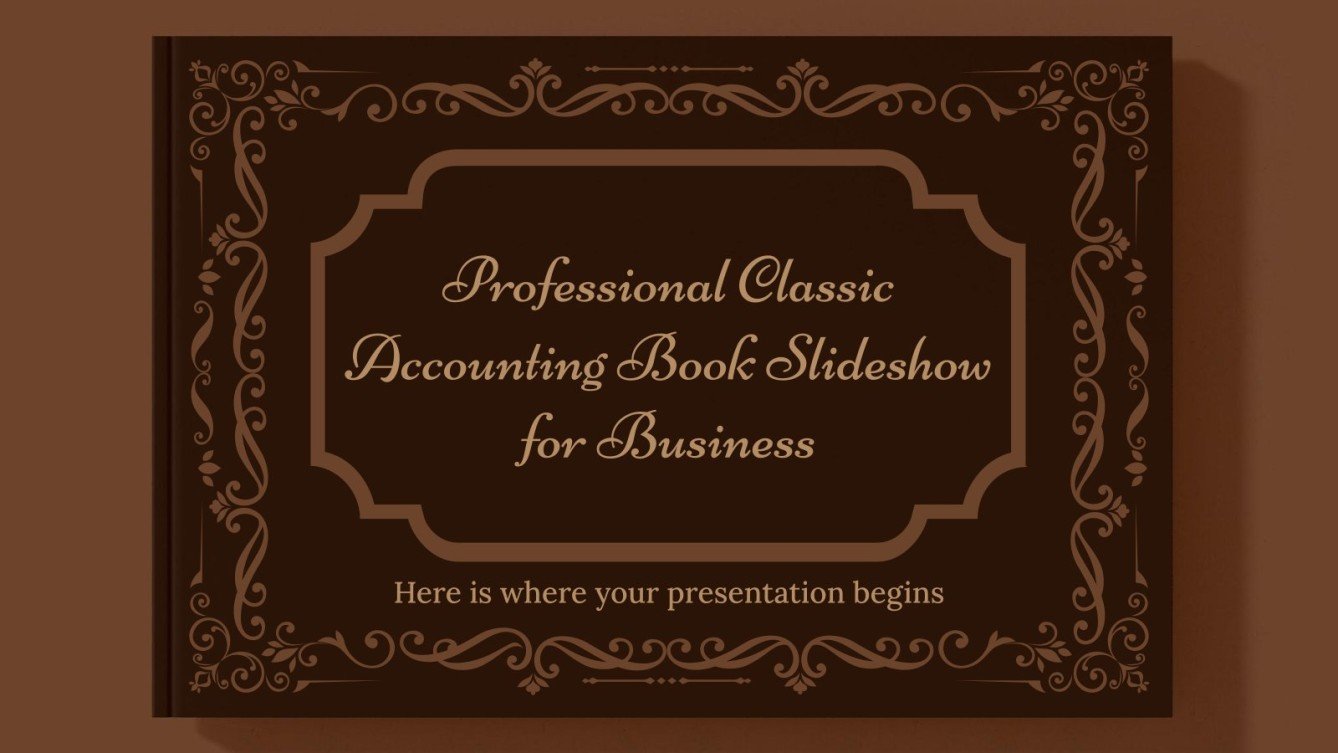 Professional Classic Accounting Book Slideshow