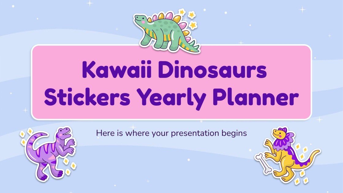 Plantillas gratis de dinosaurios para Google Slides y PPT