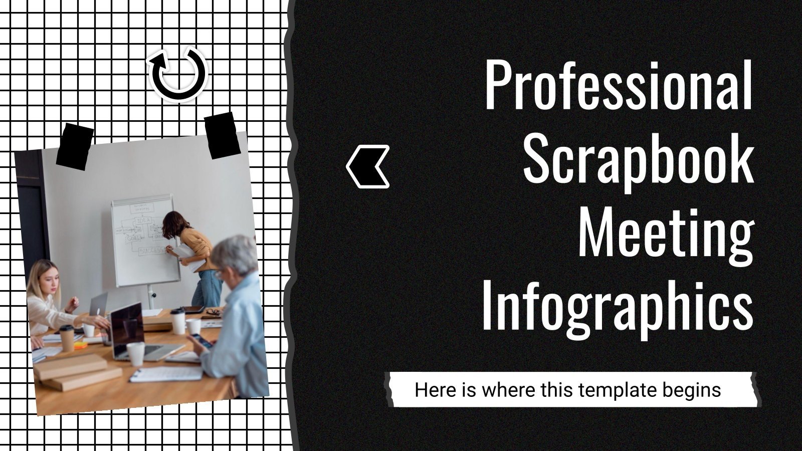 Professional Scrapbook Meeting Infographics | Google Slides