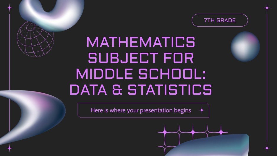 Mathematics: Data & Statistics | Google Slides & PPT