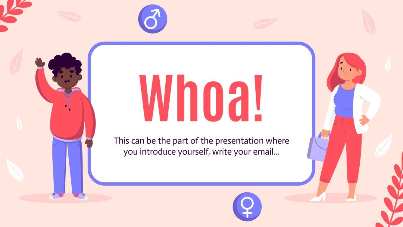 Clase sobre igualdad de género | Google Slides y PowerPoint