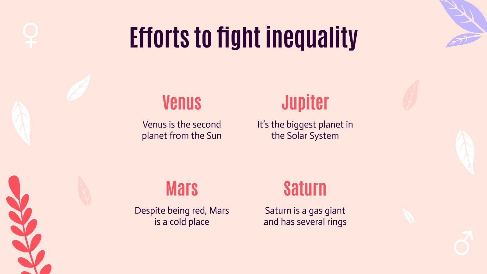 Clase sobre igualdad de género | Google Slides y PowerPoint