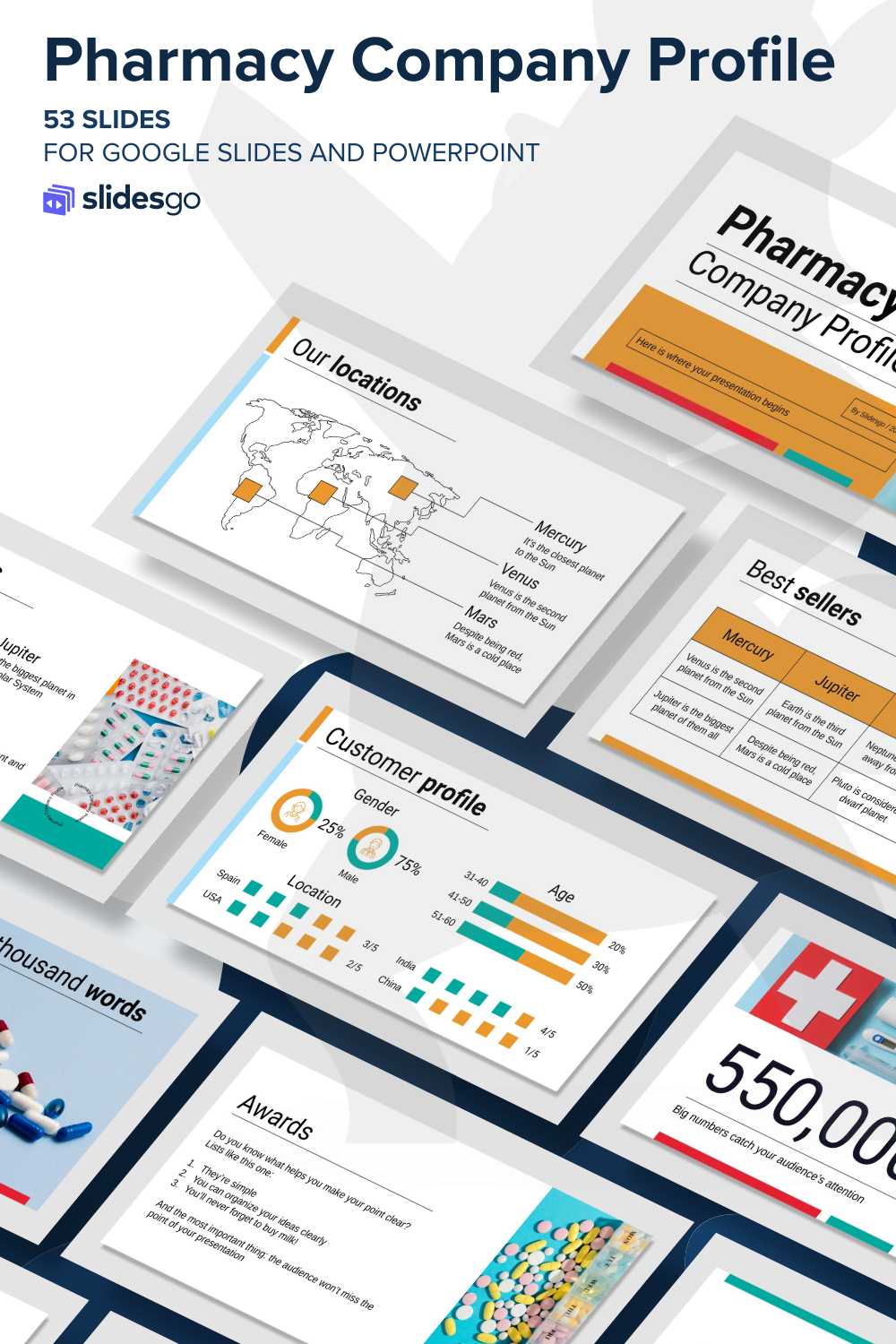 Pharmacy Company Profile | Google Slides & PowerPoint